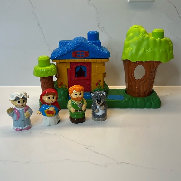 Mega Bloks | Toys | Rare Mega Bloks Block Buddies Little Red Riding ...